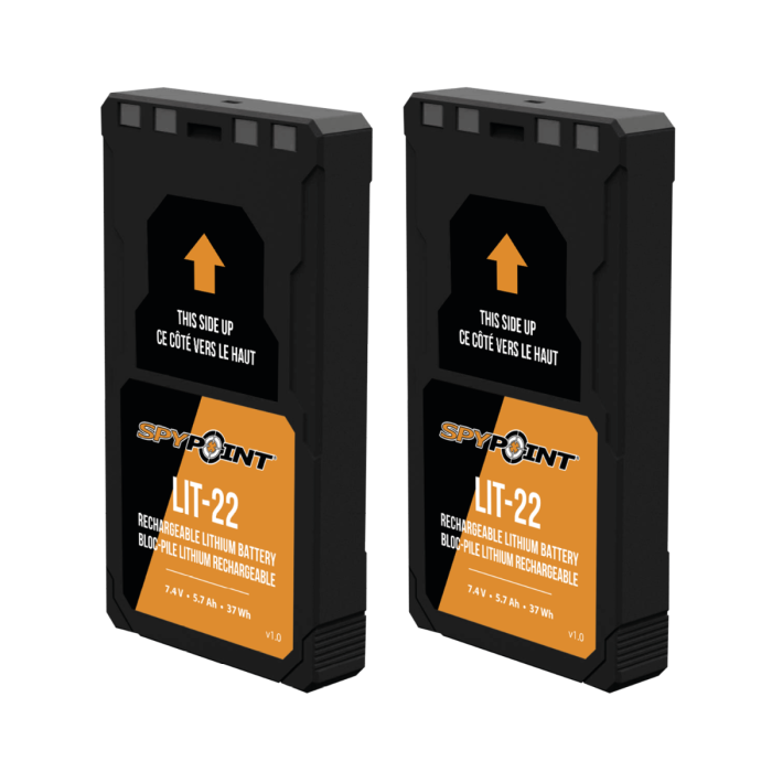 Spypoint Rechargeable Lithium Battery LIT-22 Twinpack